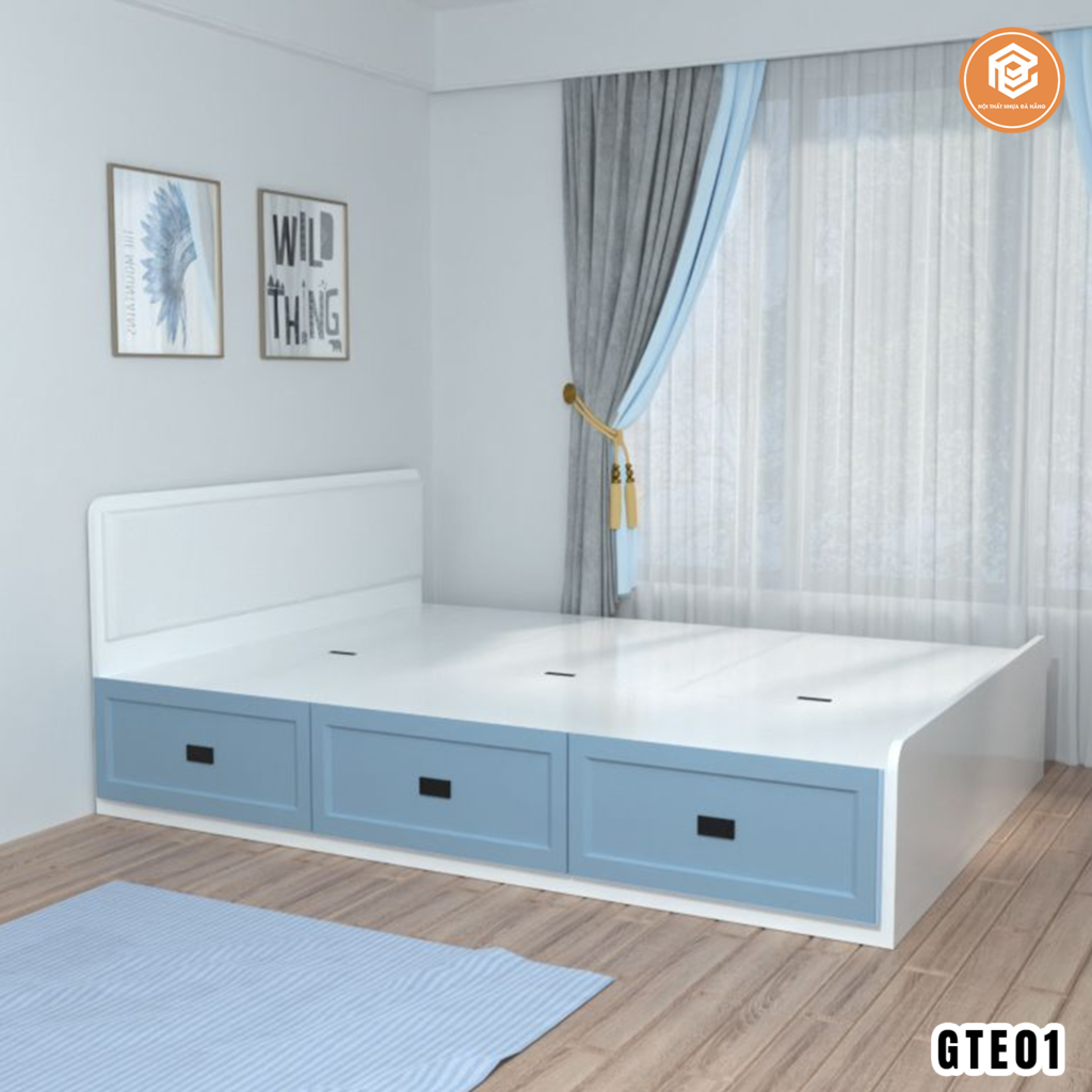 Giường nhựa trẻ em cao cấp - Mã GTE01 - Nội Thất Nhựa Đà Nẵng