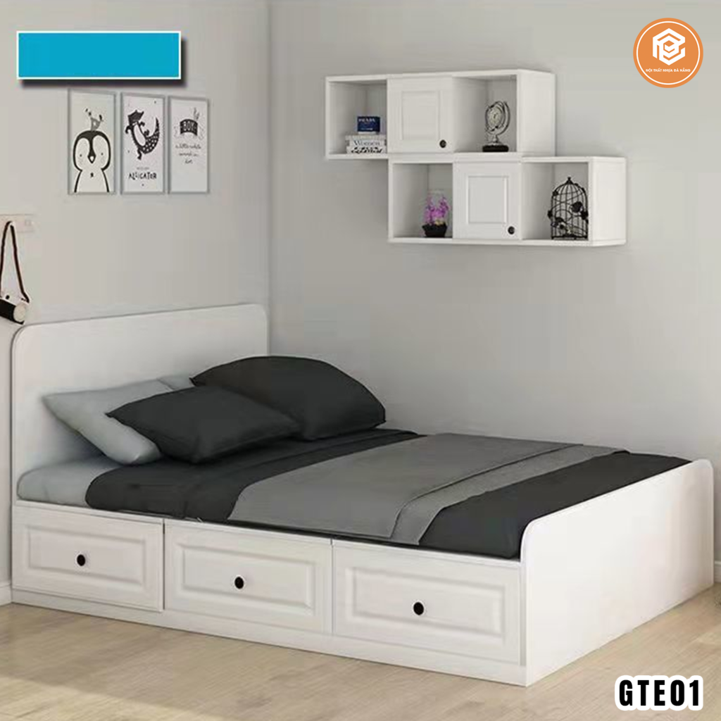 Giường nhựa trẻ em cao cấp - Mã GTE01 - Nội Thất Nhựa Đà Nẵng