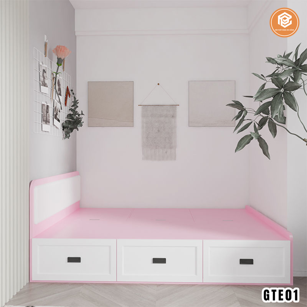 Giường nhựa trẻ em cao cấp - Mã GTE01 - Nội Thất Nhựa Đà Nẵng