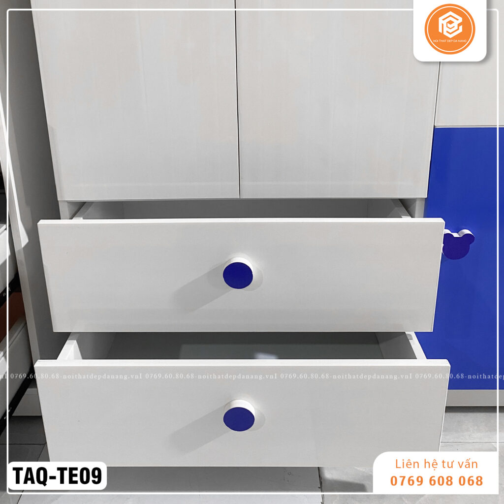 Tủ Quần Áo Trẻ Em Nhựa Cao Cấp - Mã TAQ-TE09 - Nội Thất Nhựa Đà Nẵng